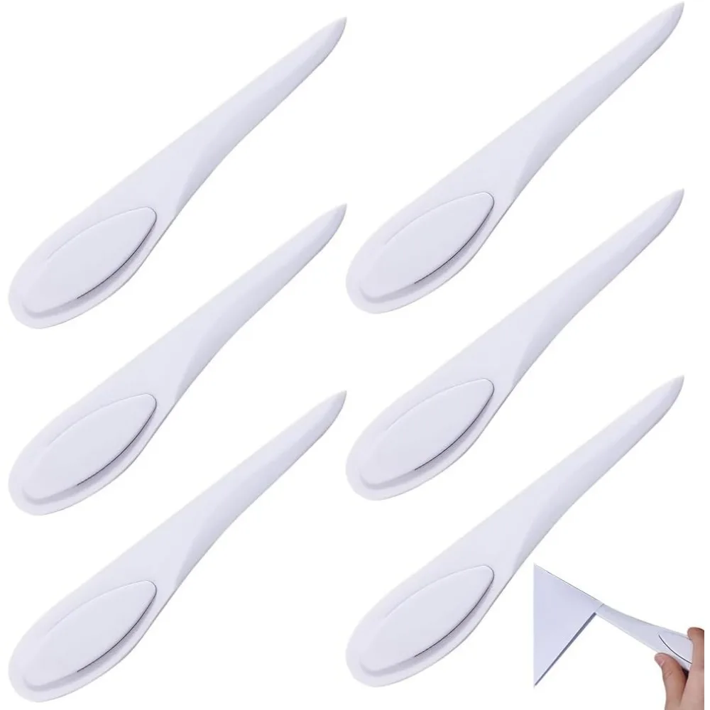 6 Pcs White Sewing Mark Turner Tool Point Tuner Seam Creaser Plastic ...