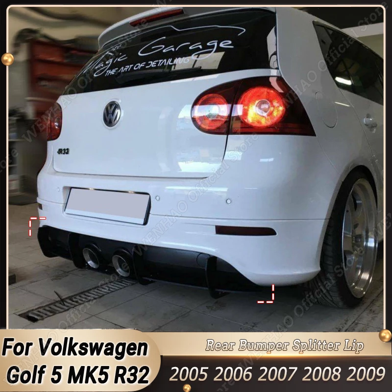 For-Volkswagen-Golf-5-MK5-R32-2005-2006-2007-2008-2009-Car-Rear-Bumper ...