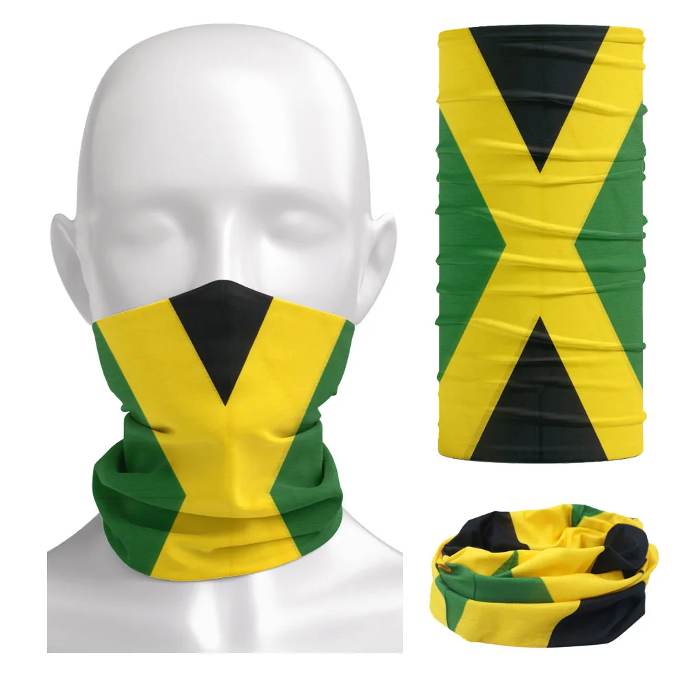 Breathable-Running-Face-Mask-Scarves-Jamaica-Flag-Bandana-Snood-100 ...