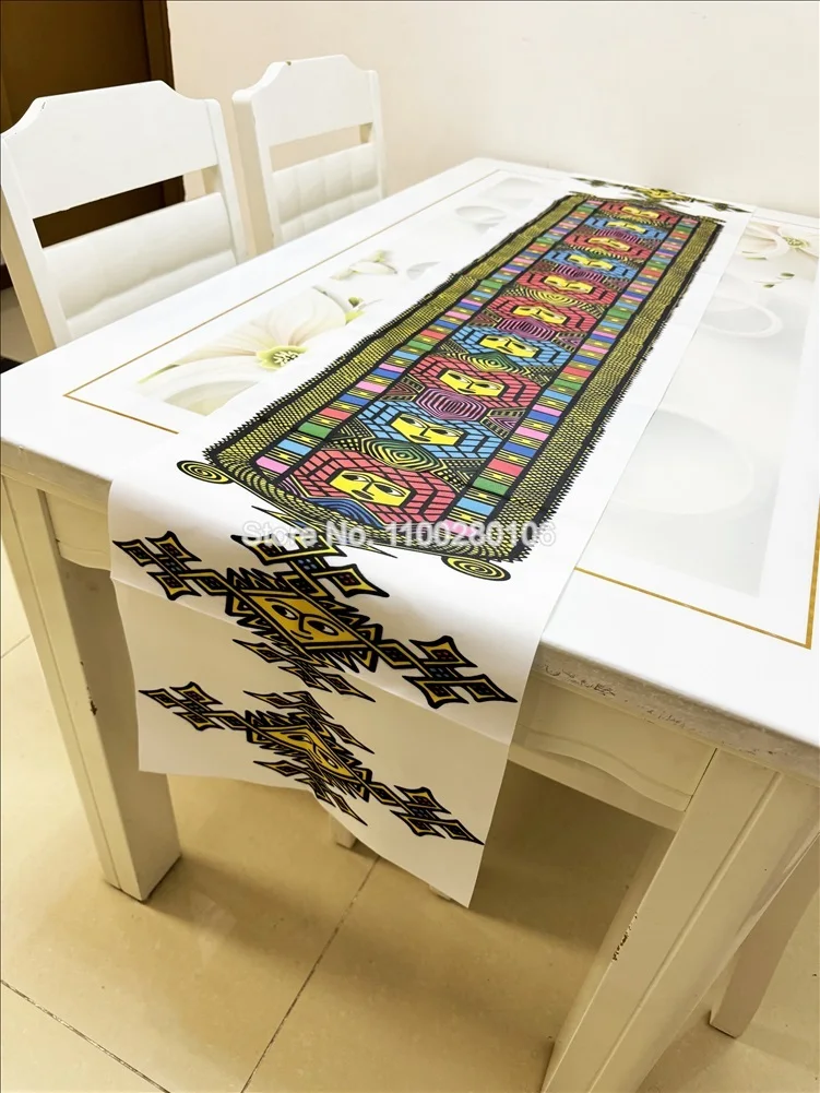Strips-Habesha-Eritrean-Ethiopian-Table-Runner-Tablecloth-Rectangular ...