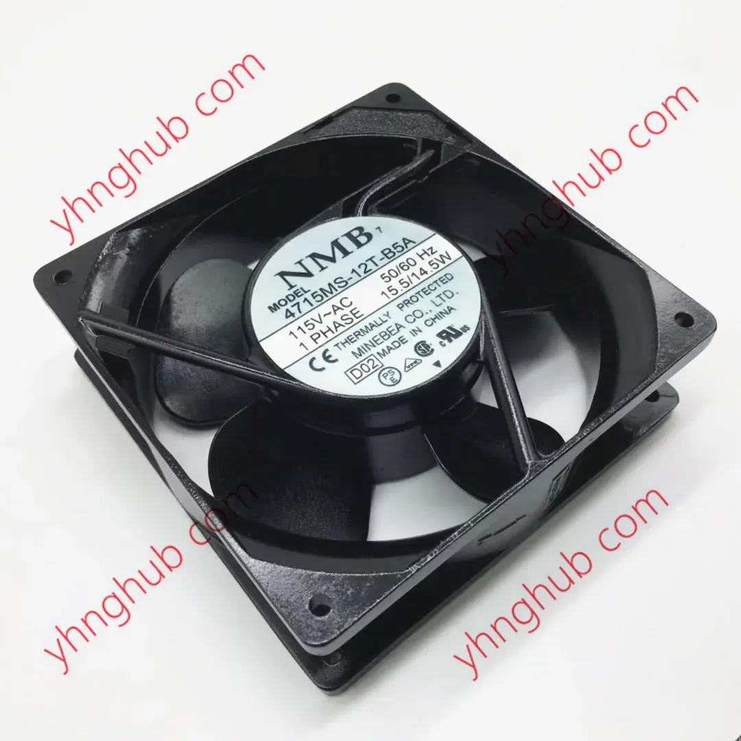 NMB-MAT 4715MS-12T-B5A D02 AC 115V 15.5/14.5W 120x120x38mm Server ...