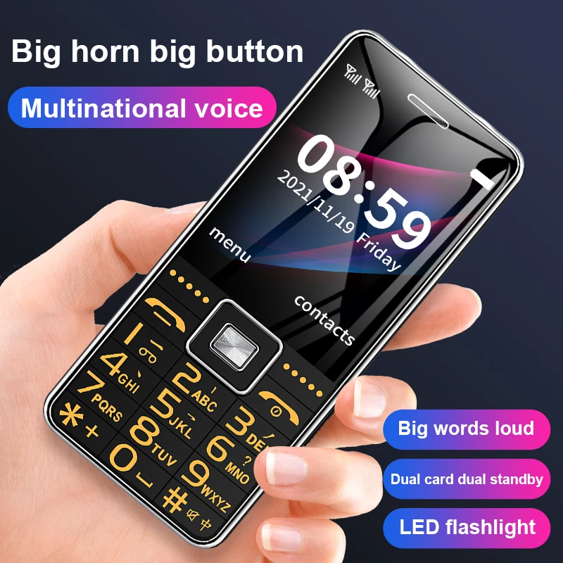 Unlock-Sturdy-Elderly-Mobile-Phone-GSM-2G-Dual-card-Mobile-Phone-Big ...