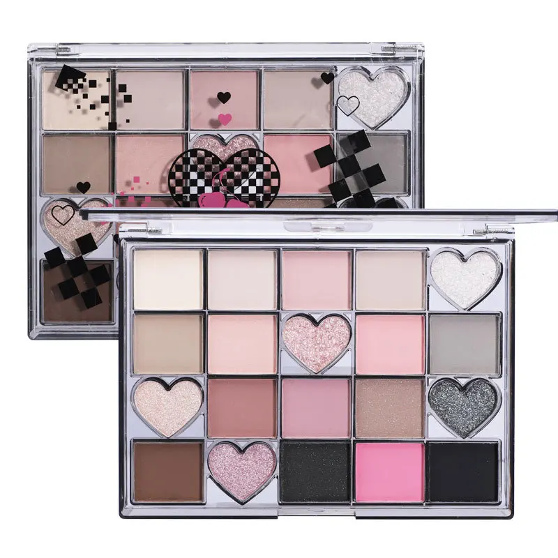 Y2k Hot Girl Palette Pearly Eyeshadow Glitter Earth Color Eyeshadows ...