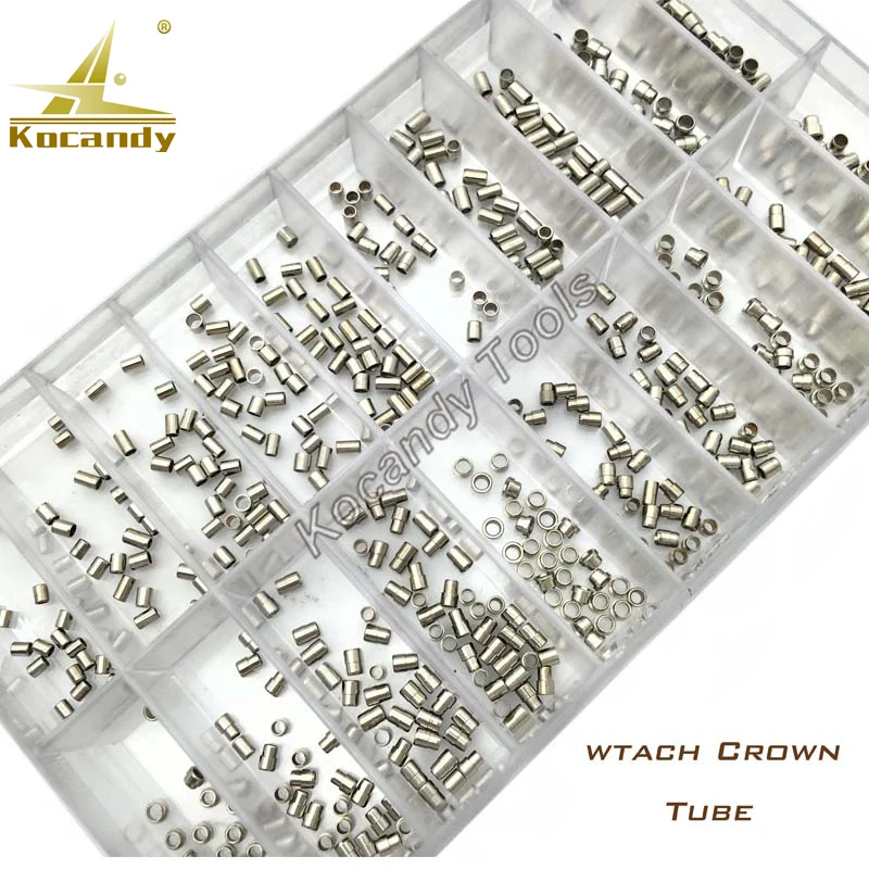 Watch-Parts-Stainless-Steel-Watch-Crown-Tubes-Pipes-Mixed-Sizes-for ...