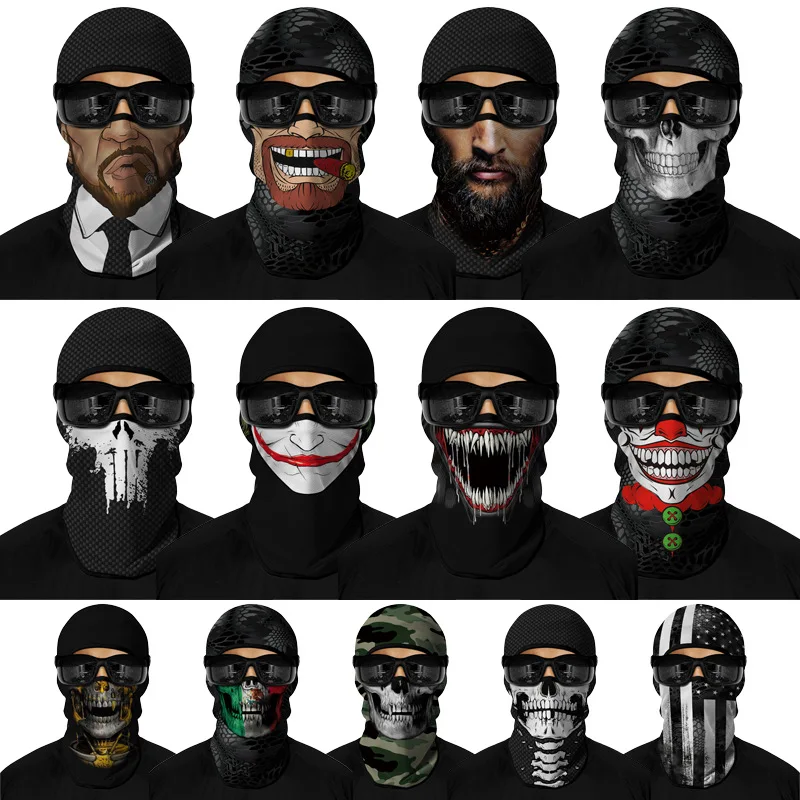 Outdoor-Sunscreen-Balaclava-Venom-Skull-Riding-Scarf-Novelty-Full-Face ...