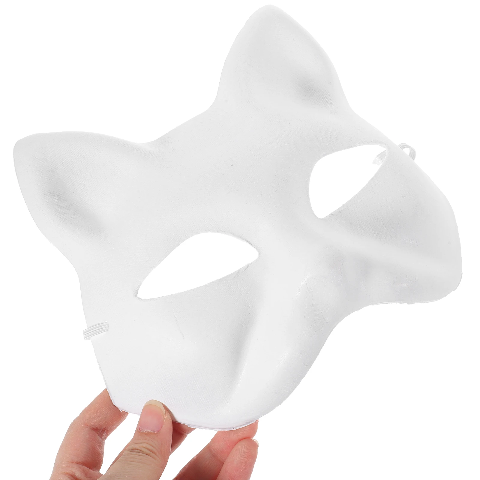 20pcs-White-Paper-Masks-Cat-Face-Masks-DIY-Unpainted-Blank-Masks-Kids ...