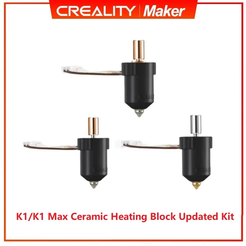 Newest-Creality-K1-Ceramic-Heating-Block-Kit-300-C-High-Tem-Flow ...