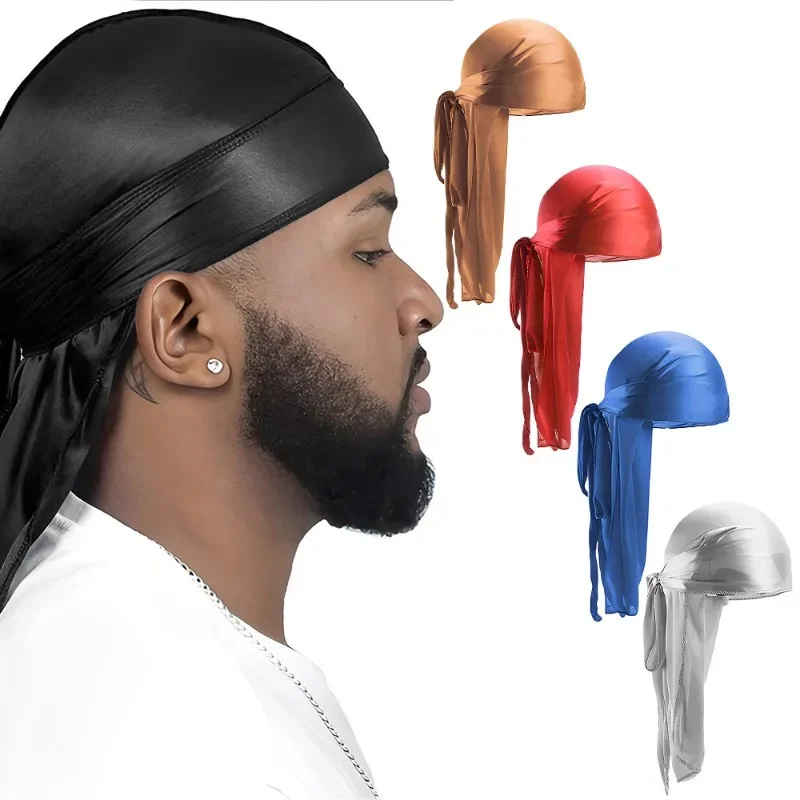 Durag-sedoso-de-cauda-longa-unissex-pano-mu-ulmano-doo-chap-u-pirata ...