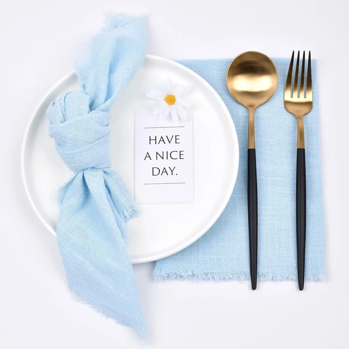 10Pcs-Handmade-Cloth-Napkins-with-Fringe-100-Natrual-Cotton-Linen ...