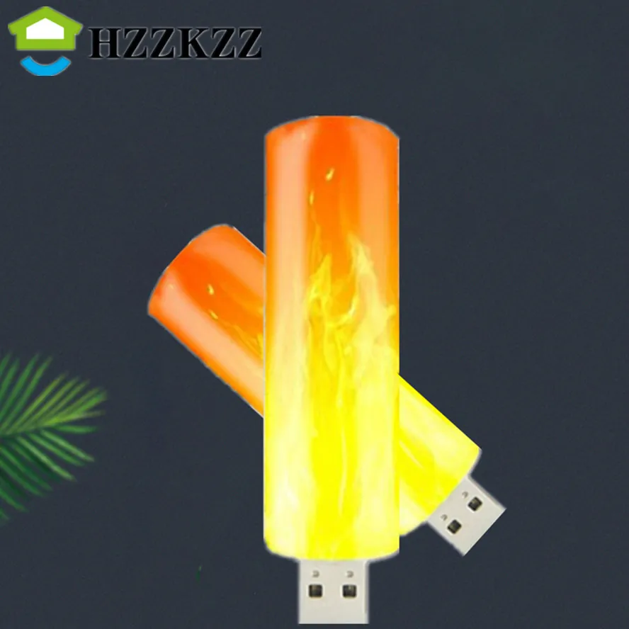 LED-USB-Atmosphere-Light-Flame-Flashing-Candle-Lights-Book-Lamp-for ...