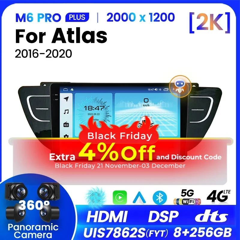 For-Geely-Atlas-NL-3-2016-2020-Car-Radio-Multimedia-Video-Player ...