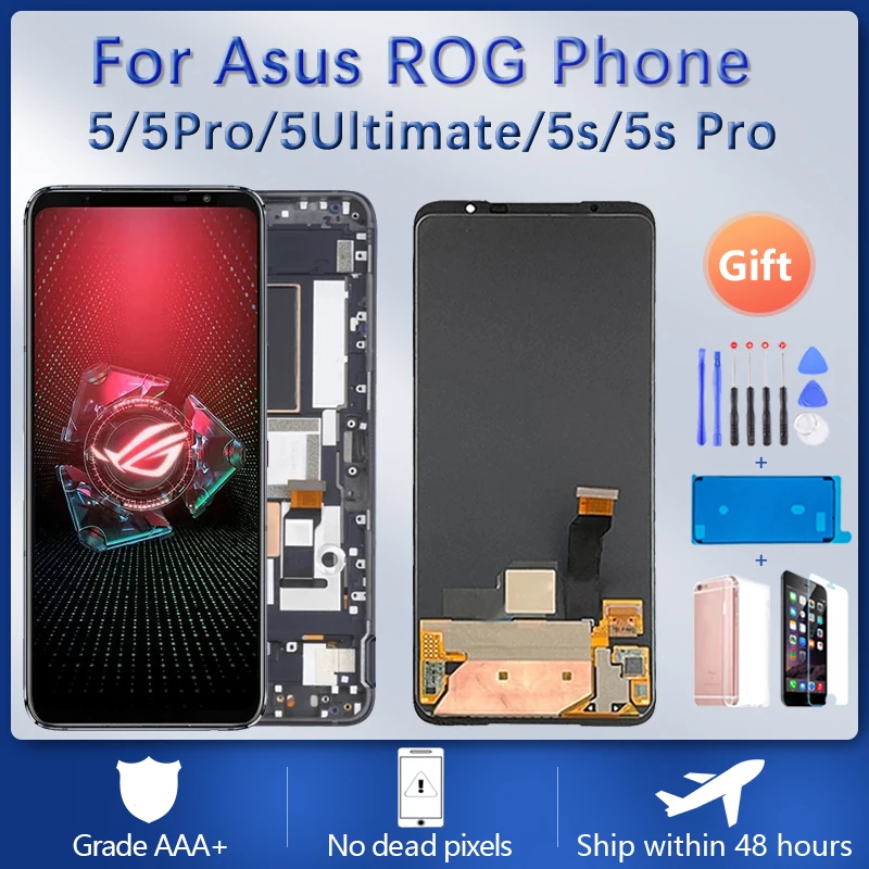 6.78" OEM For Asus ROG Phone 5 5pro 5s Pro LCD Display Screen Display With Frame For ROG Phone 5 ...