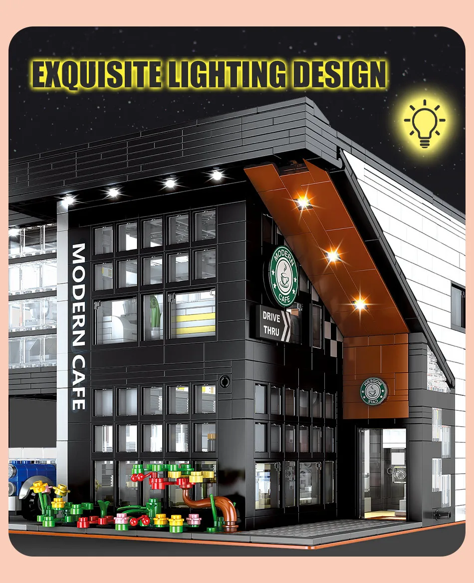 Modern Cafe Building