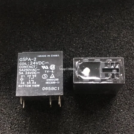 10pcs/lot G5PA-2= G5PA-28 G5PA-2-12VDC G5PA-2-24VDC 5A 12VDC 24VDC new ...