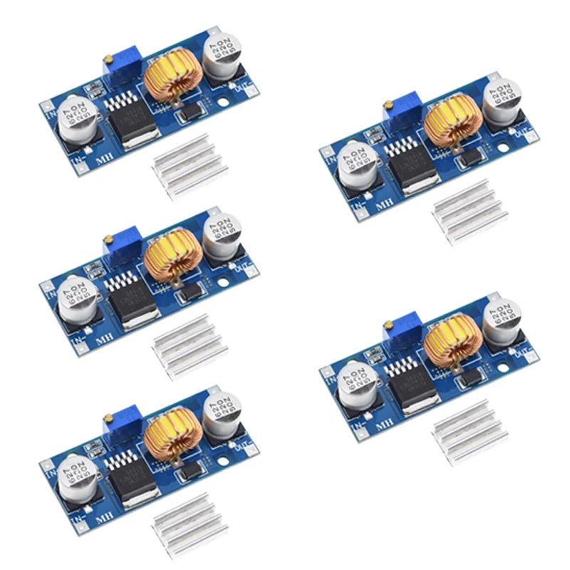 5pcs Xl4015 Dcdc Adjustable Step-down Module 4~38v High Power 96% High ...