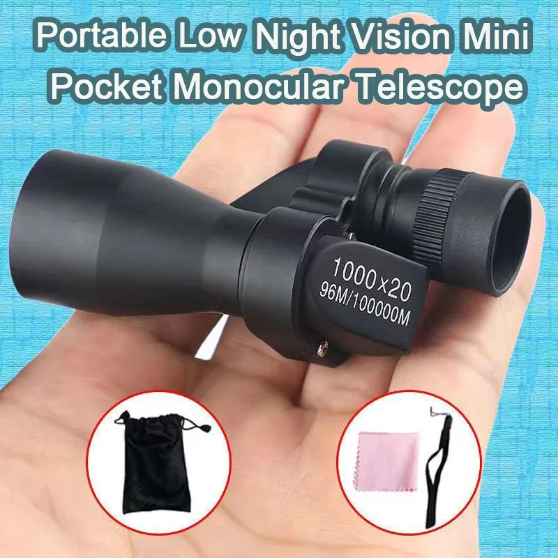 Portable-HD-Night-Vision-Mini-Pocket-Monocular-Telescope-High ...