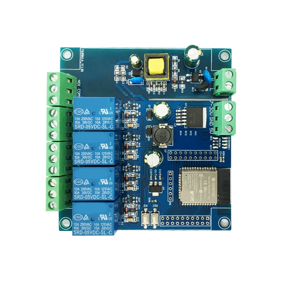 Esp32 Módulo De Relé Wi-fi 24v Interruptor Inteligente Relé Módulo Ac ...