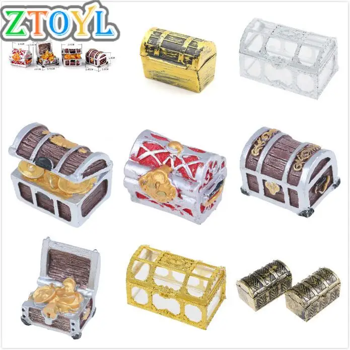 1Pc-Dollhouse-Miniature-Vintage-Treasure-Box-Mini-Pirate-Jewelry-Box ...