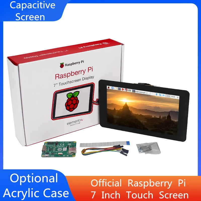 Oficial-raspberry-pi-7-Polegada-tela-de-toque-tft-monitor-capacitivo ...
