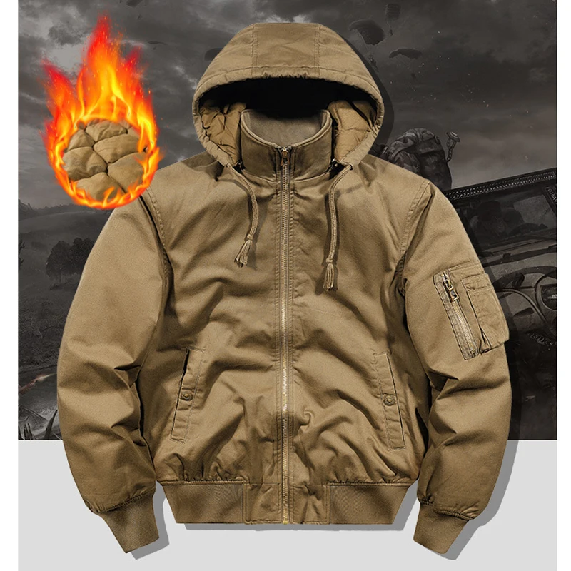 Military-Windproof-Flight-Pilot-Bomber-Jacket-Men-Flight-Casual-Warm ...