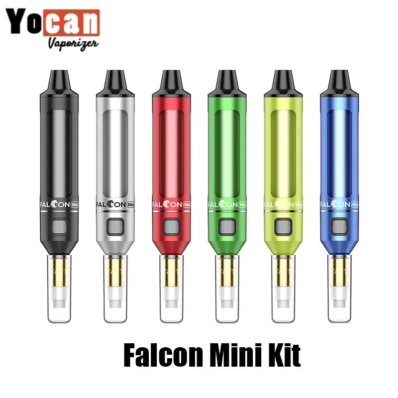 Original Yocan Falcon Mini Kit Vape 650mAh Built-in Battery Electronic Cigarette Vaporizer 3.2V ...