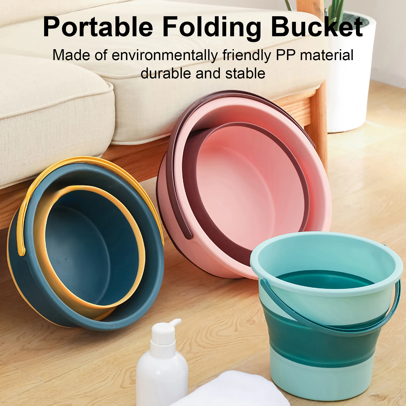 5-10-17L-Portable-Folding-Buckets-Multifunctional-Thickened-Silicone ...