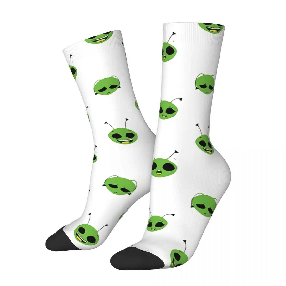 Funny-Crazy-Sock-for-Men-Cute-Hip-Hop-Harajuku-Alien-Seamless-Pattern ...