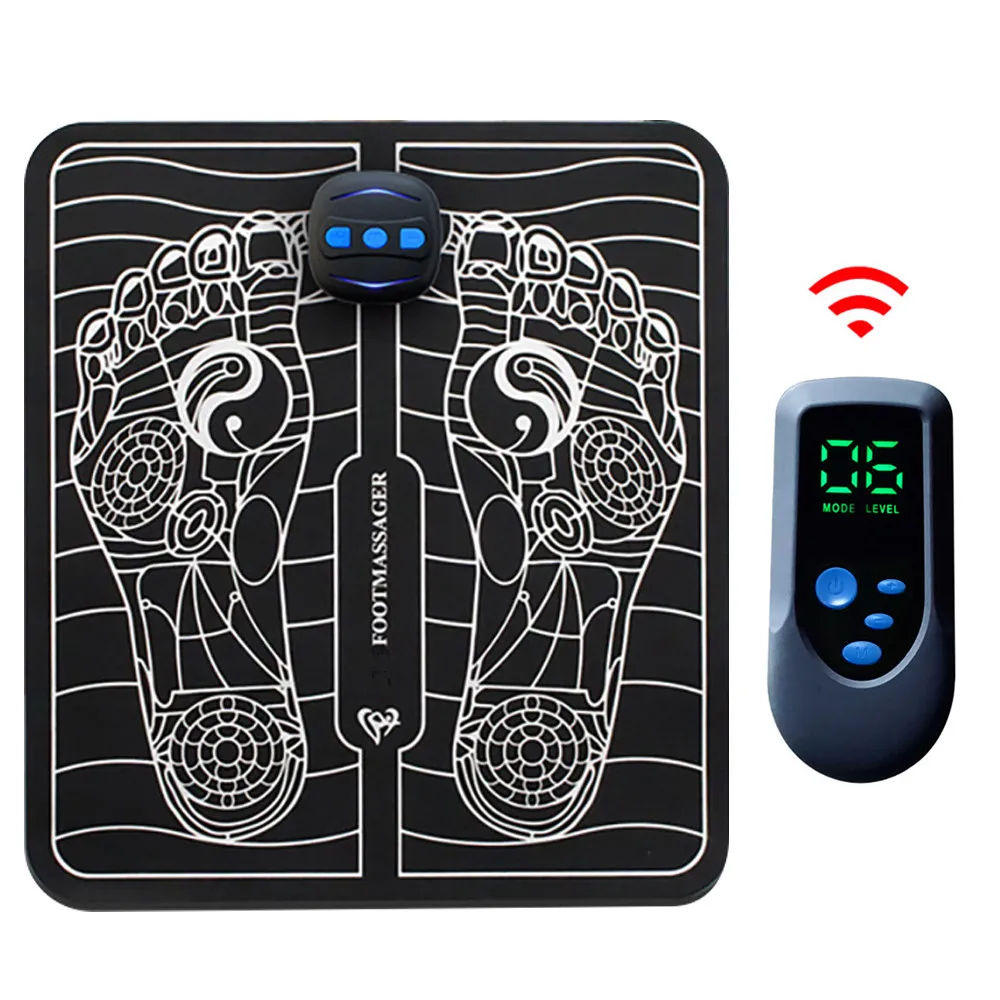Electric-Foot-Massager-Pad-With-Remote-Control-of-Foot-Massage-Pads-USB ...