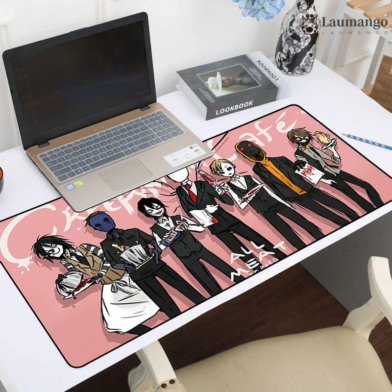 Rosa-Mauspad-Anime-Creepy-pasta-Gaming-Notebook-Zubeh-r-Gamer-Pads ...