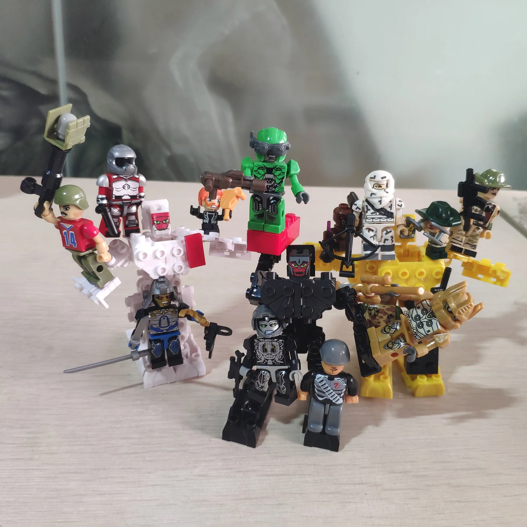 Blocks Bricks Transformation Deformation Robot & KREON Building Toys ...