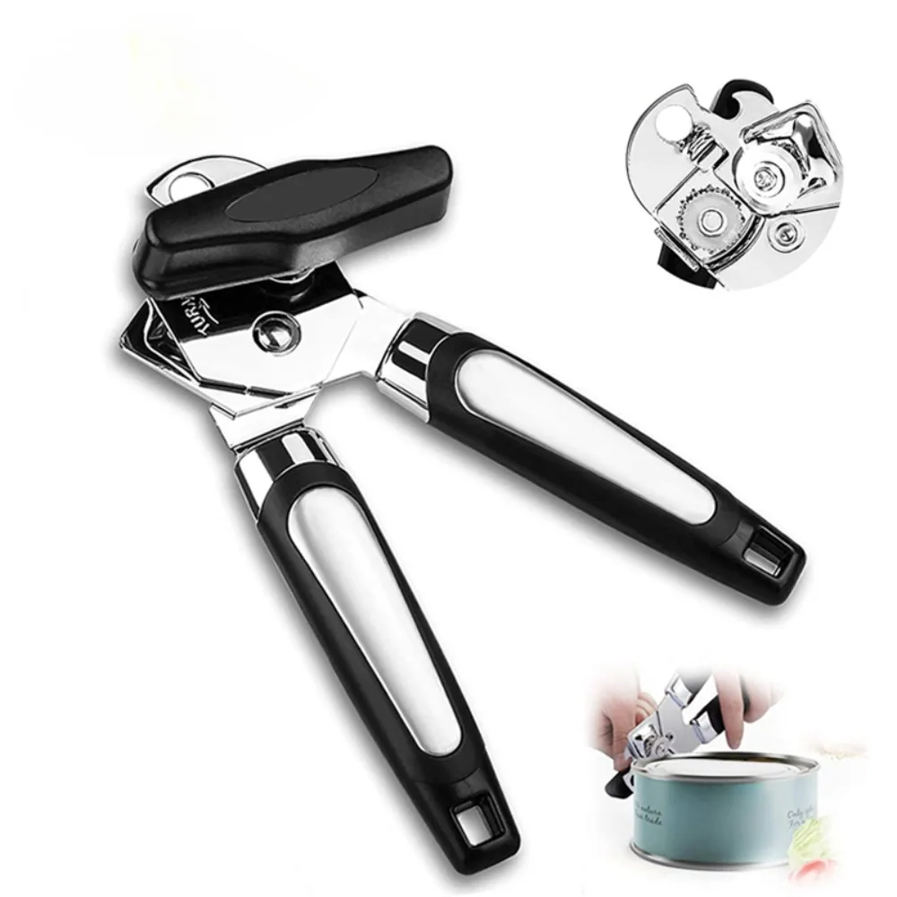 Stainless-Steel-Cans-Opener-Professional-Tin-Manual-Can-Opener-Bottle ...