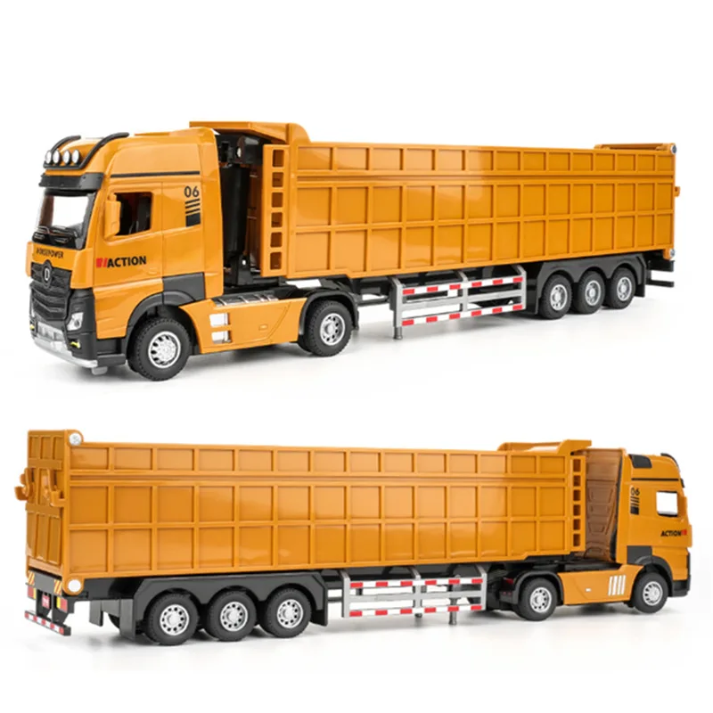 Alloy-City-Heavy-Tipper-Truck-Model-Diecast-Metal-Toy-Slag-Coal-Mine ...