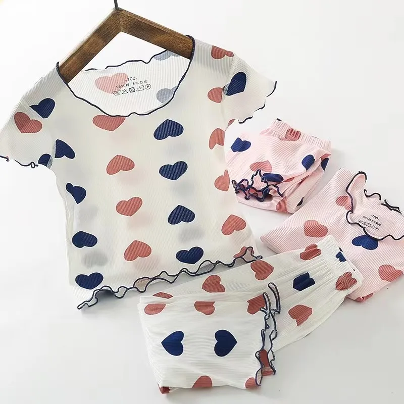Love-Print-Summer-Clothes-Sets-For-Baby-Girl-Casual-Pajamas-Pyjama-2 ...