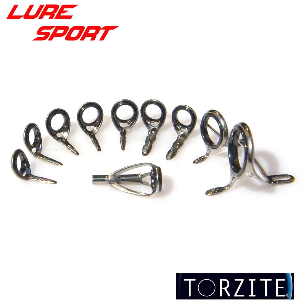 FUJI Titannium Frame TORZITE Ring 10pcs guide Set T-LRVTG10 TKTSG TKBTG ...