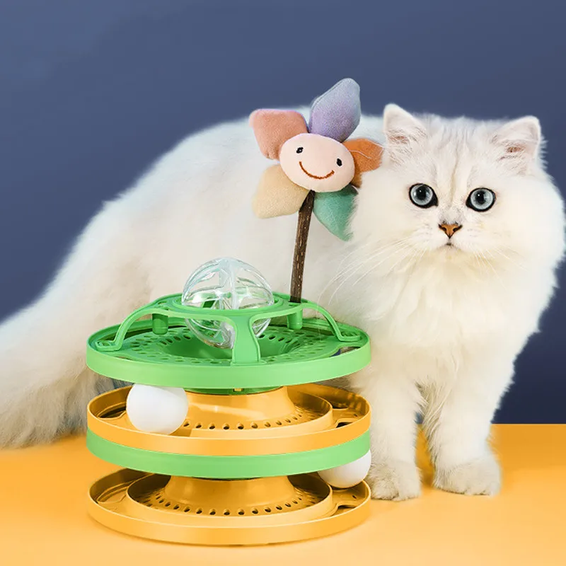 Accessories Cats Track Toy | Cat Interactive Toy Track | Cat Tower ...