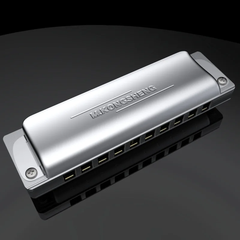 Kongsheng Metal Diatonic Harmonica 10 Holes Blues Small Harmonica ...