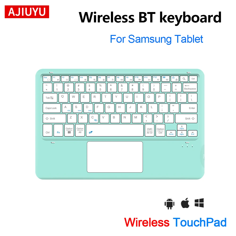 Wireless BT Keyboard For Samsung Galaxy Tab S10 Lite 2025 S9 FE S7 S8 ...