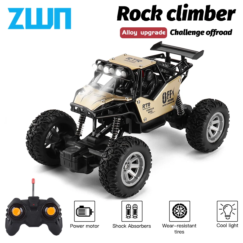 ZWN 1:20 2WD RC Car With Led Lights Radio Remote Control Cars Buggy Off-Road Control Trucks Boys ...