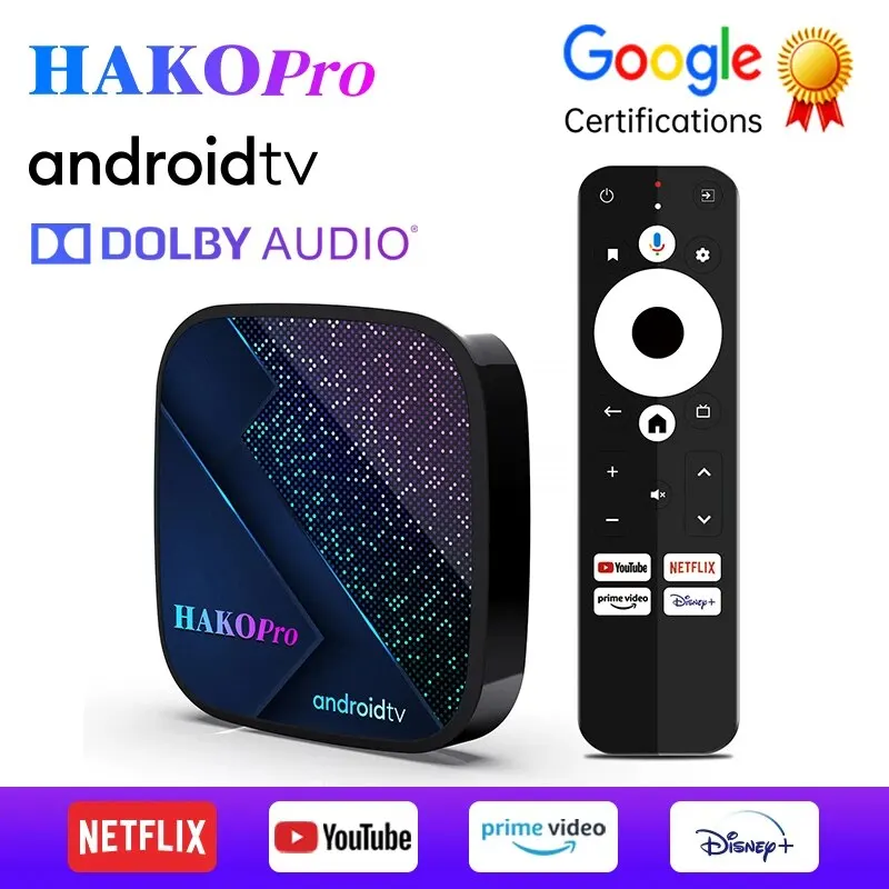 HAKO-Pro-Andro-Android-Smart-TV-Box-11-Google-Certifica-o-Amlogic-S905 ...