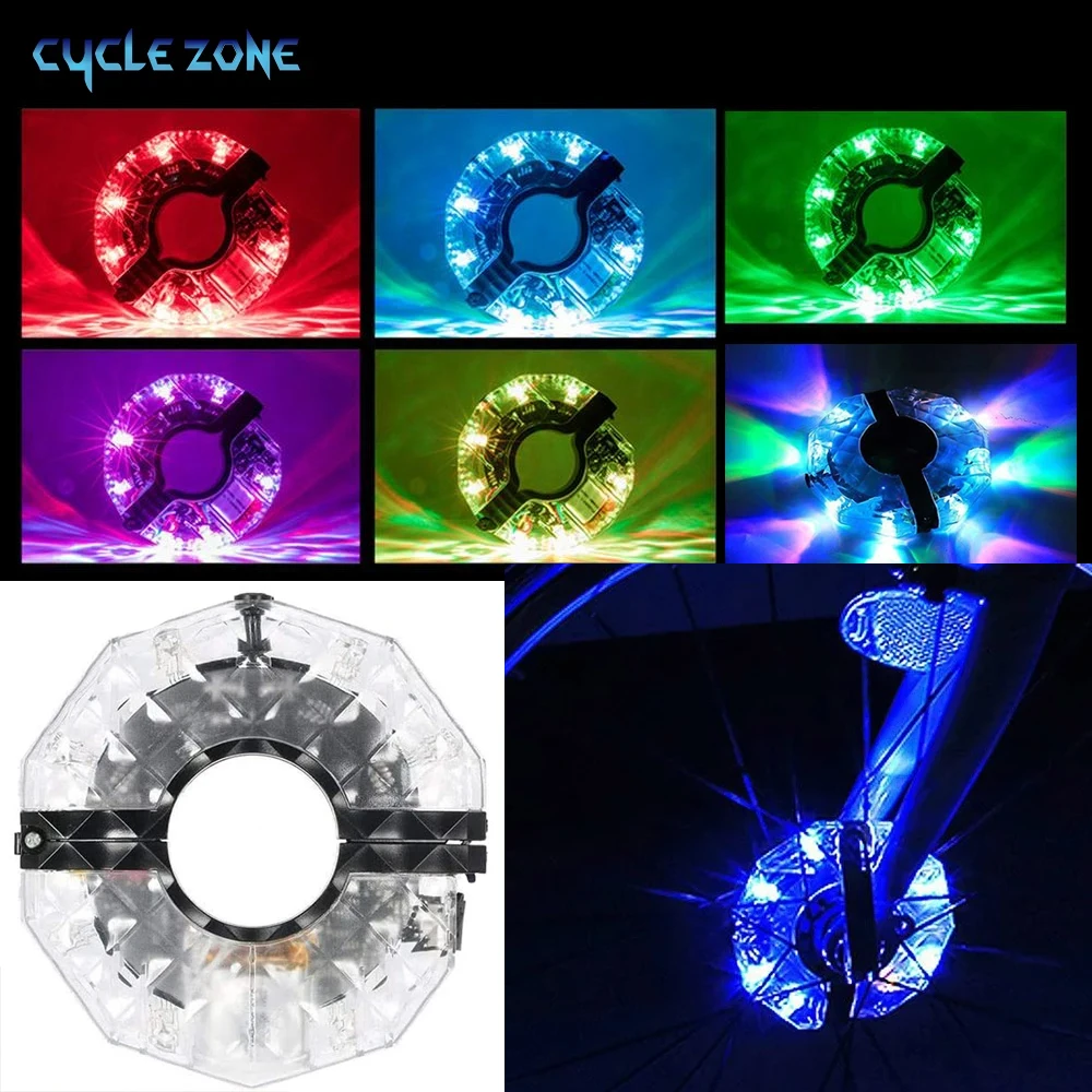 Bicycle Spoke Light Bike Wheel Lights LED Rechargeable Bike Scooter ...