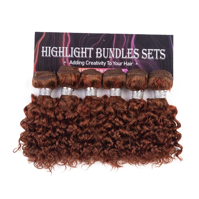 Brazilian Jerry Curly Blond 27/30 Ginger Color Red 99J F4/30 Natural ...