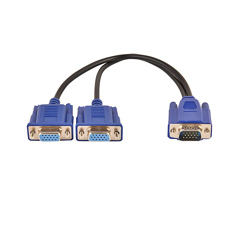Vga-One-To-Two-Wire-3-6-Computer-Split-Screen-Cable-VGA-One-Drag-Two ...