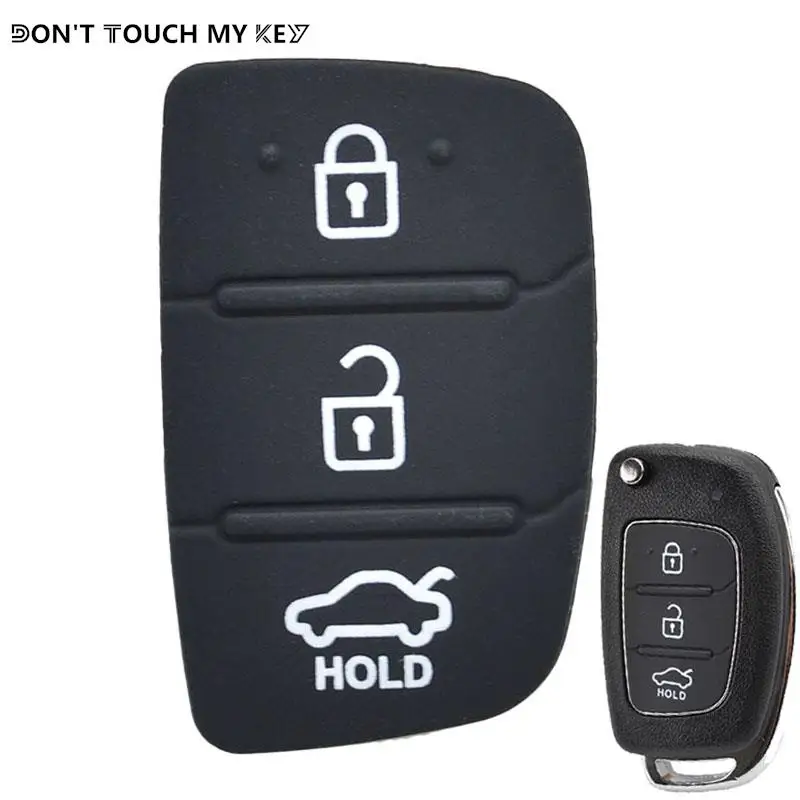 Replacement-Rubber-3-Button-Pad-For-Hyundai-Creta-I20-I40-Solaris-ix35 ...