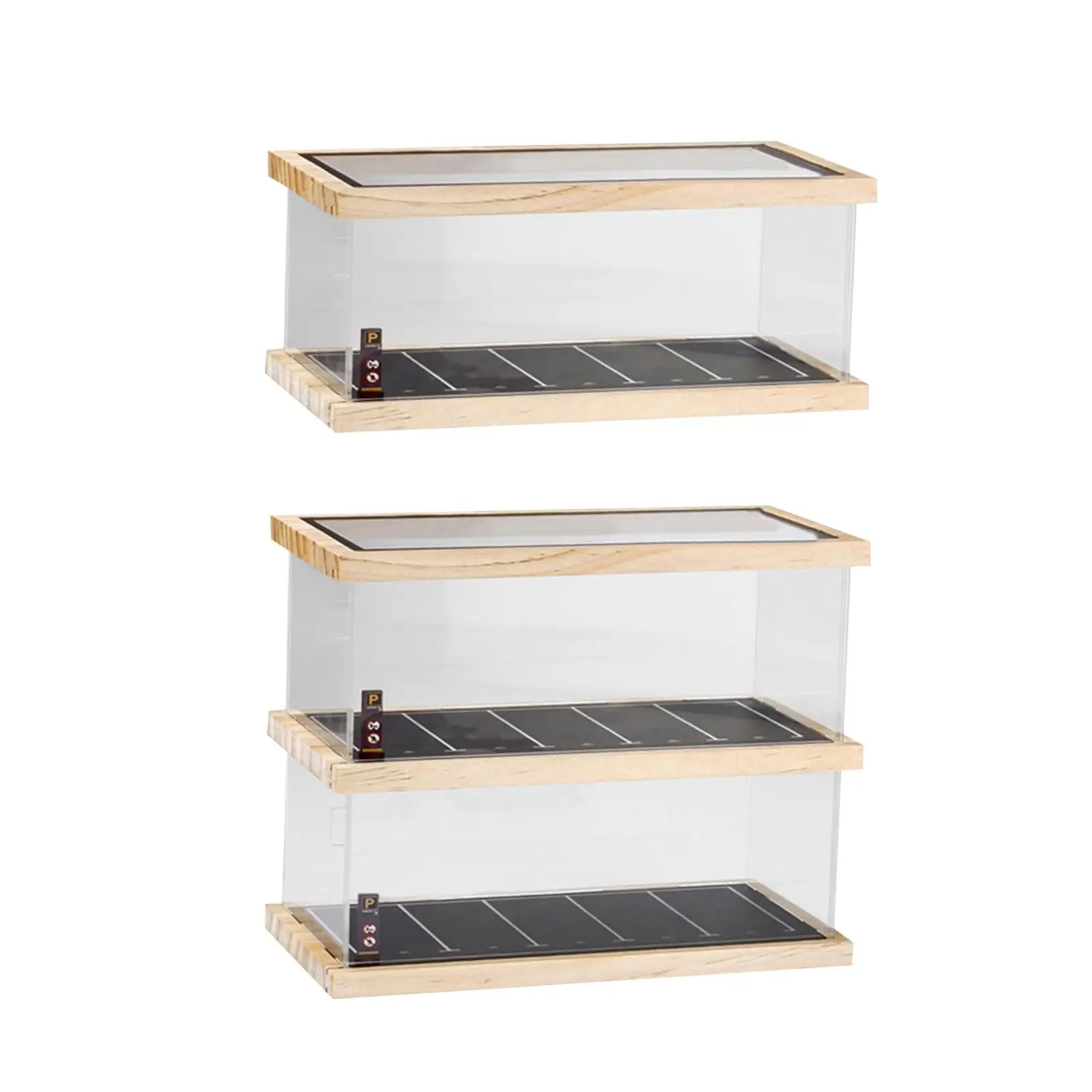 1-64-Scale-Parking-Lot-Transparent-Multipurpose-Dustproof-Storage ...