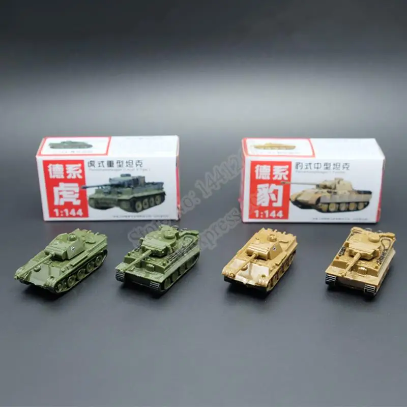 4pcs/set 4d Sand Table Plastic Tiger Tanks World War Ii Germany Panther ...