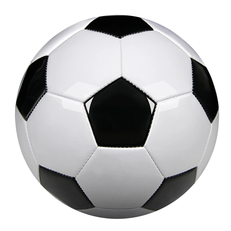 Size-5-Professional-Training-Soccer-Balls-PU-Leather-Black-White ...