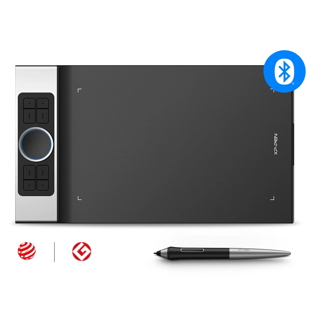 Xp-pen Deco Pro Sw Wireless Graphic Drawing Tablet 9 X 5 Inches Pen ...