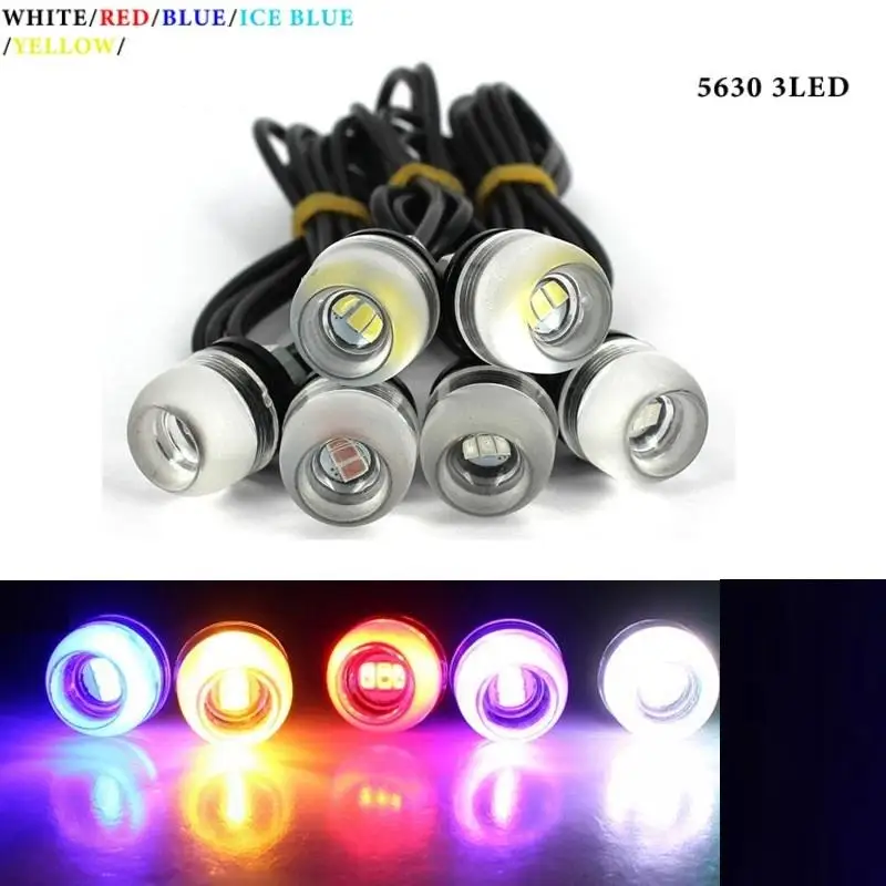 Car-LED-Eagle-Eye-Light-18mm-12V-Waterproof-Daylight-Daytime-Runing ...
