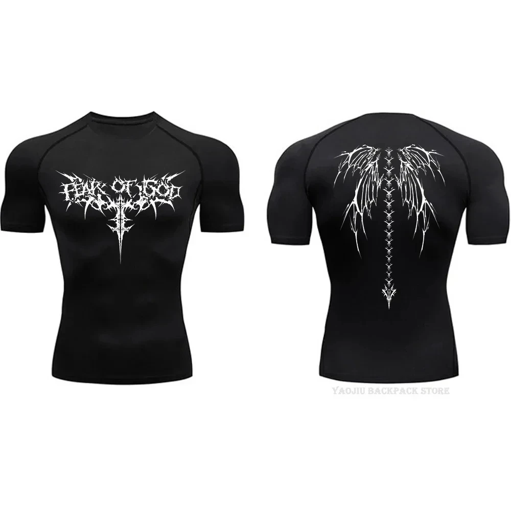 Men-s-Compression-Shirt-Anime-Print-Gym-Sport-Quick-Dry-Gym-TShirts ...