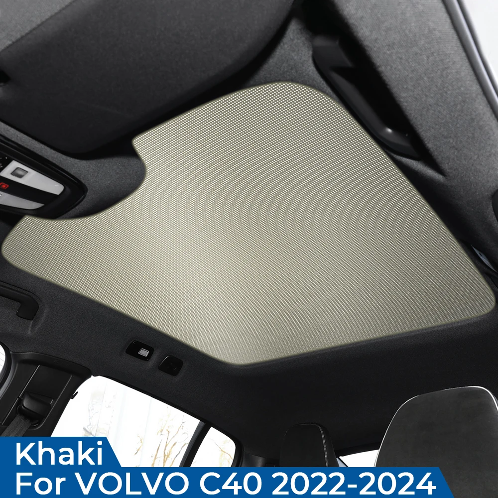 Car-Heat-Thermal-Insulation-Sunroof-Sunshade-Latch-Covers-For-VOLVO-C40 ...